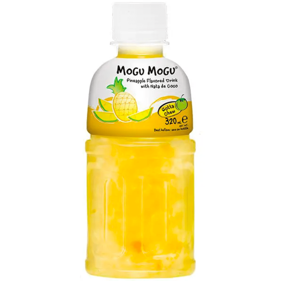 Mogu Mogu Pineapple with Nata de Coco Bottle 320ml – SoSweet