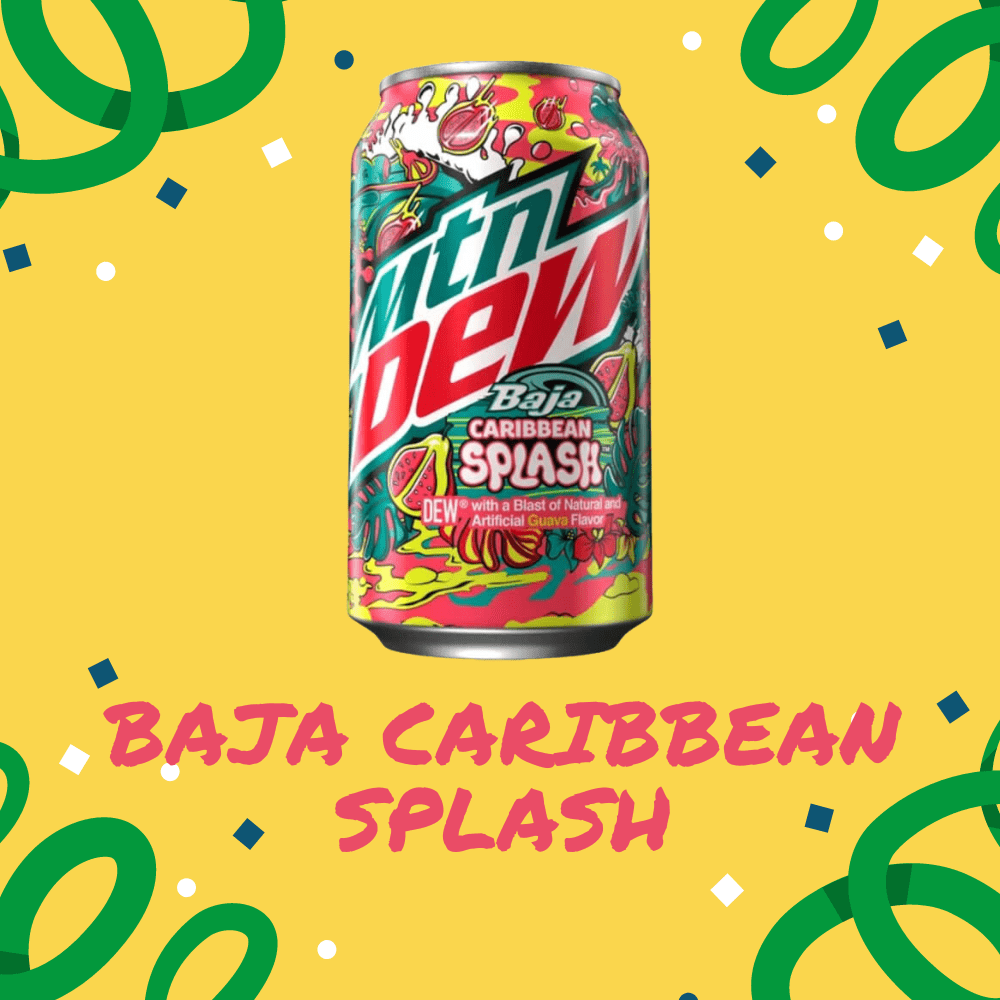 New Arrival: Mountain Dew Baja Blast Caribbean Splash | SoSweet Shop UK