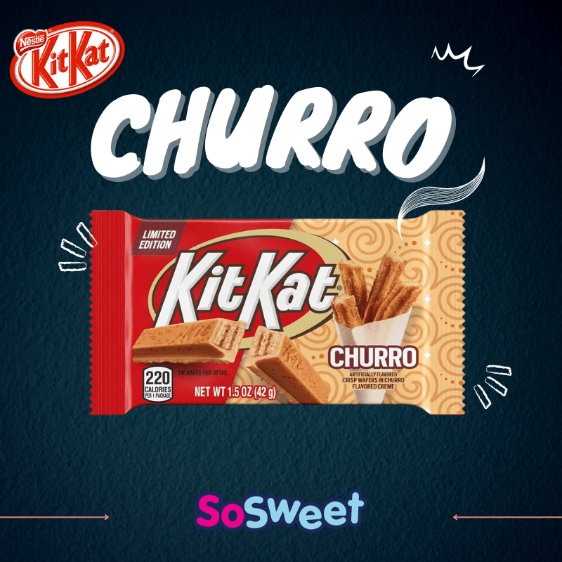KitKat Churros (42g) Now at SoSweet! | Limited Stock, High Demand