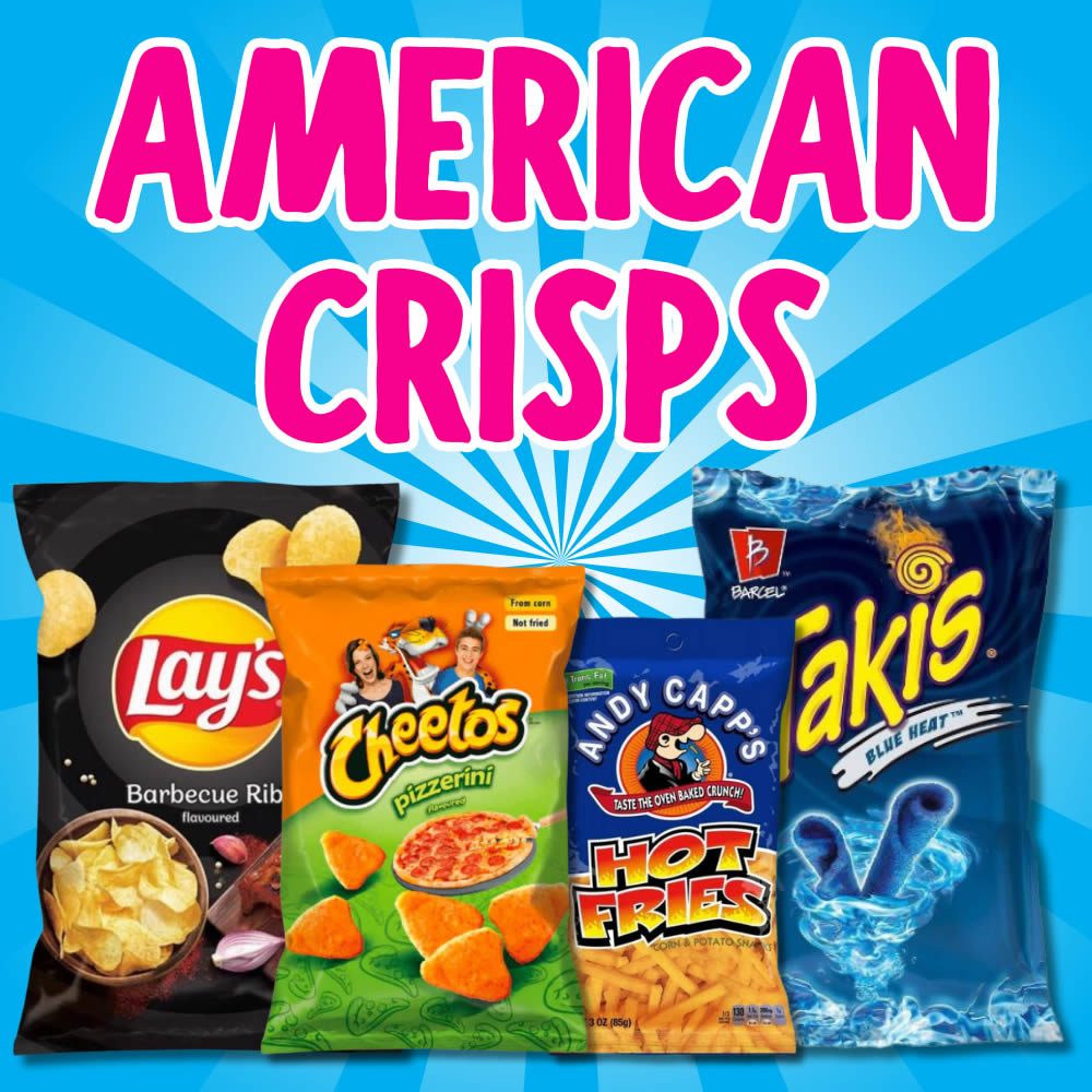 American Snacks: Crisps Chips and Dips – SoSweet