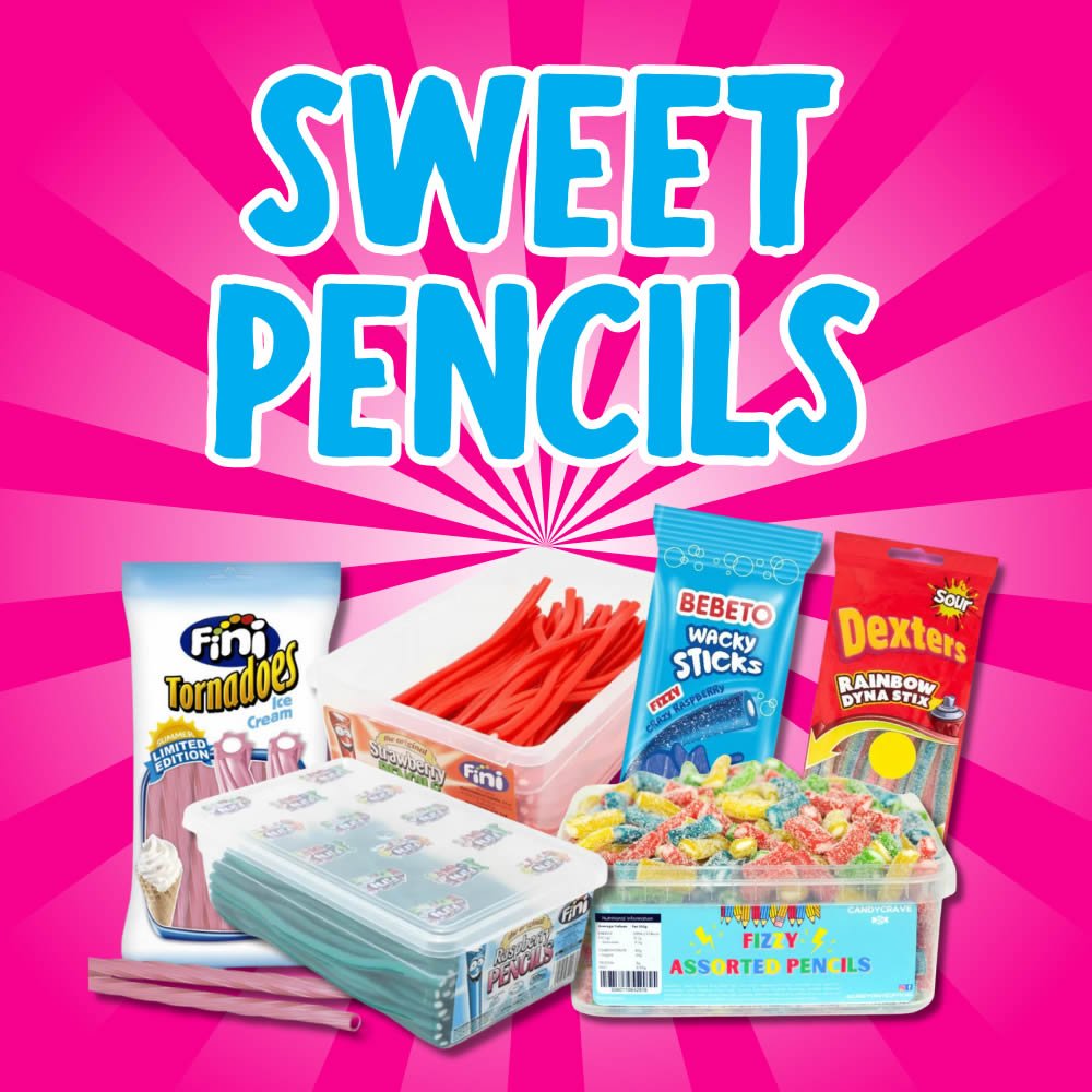 NOVELTY SWEETS PENCILS & CABLES – SoSweet