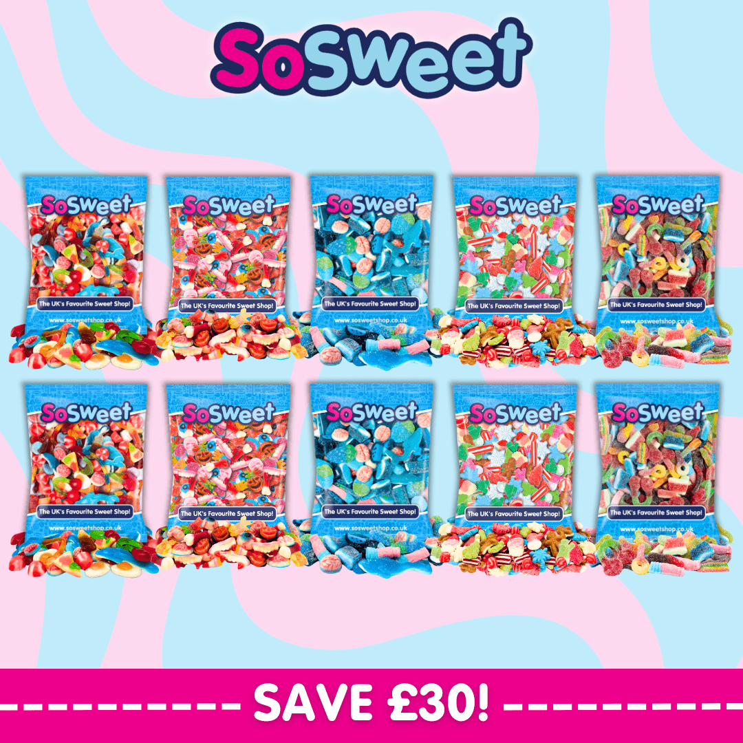 10 x 1kg Sweet Mix Bags (Pick your own) – SoSweet