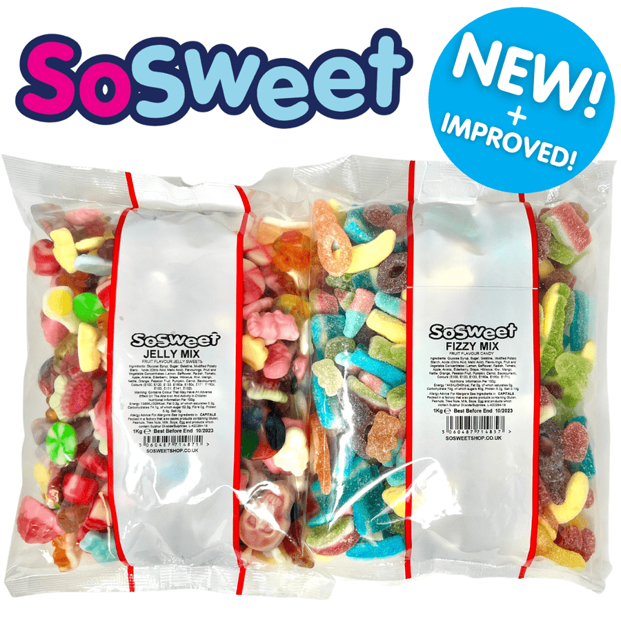1kg Sweets: Pick n Mix Grab Bags – SoSweet