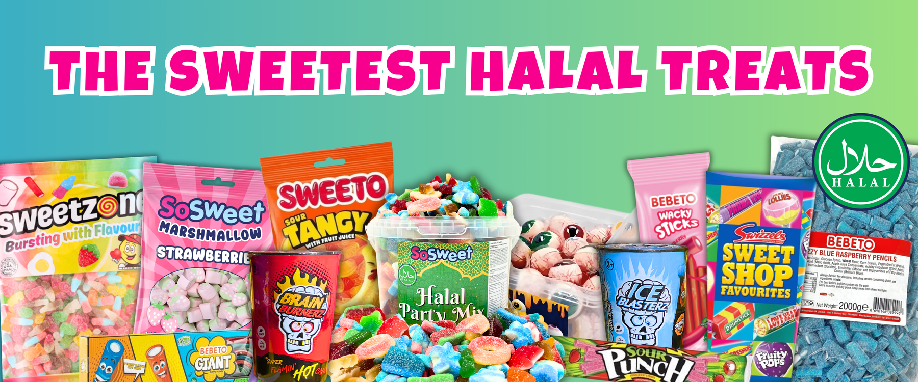 Explore our wide range of 100% certified Halal sweets – SoSweet