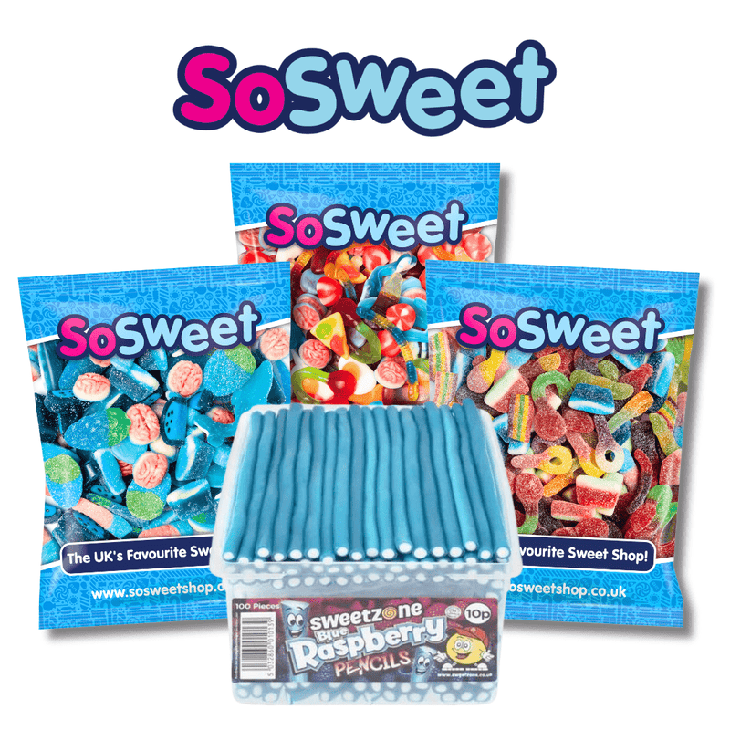 4kg Sweet Bundle £20 - Jelly, Fizzy & Blue Mix | SoSweet