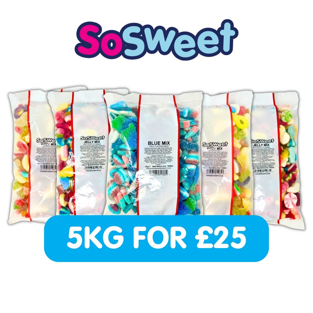 5kg Sweets: Bulk Sweet Treats, Bags & Tubs – SoSweet