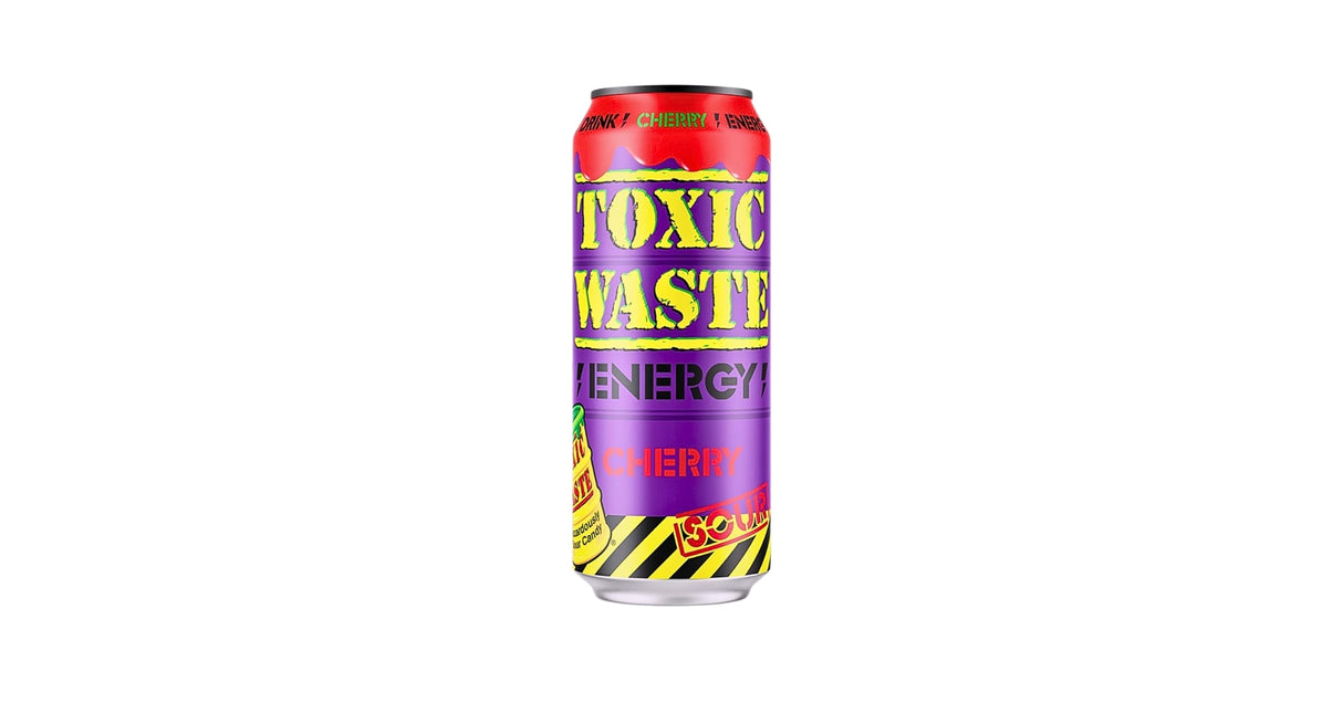 Toxic Waste Energy Drink Sour Cherry Can 500ml USA – SoSweet