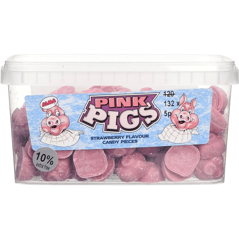 Hannah's Tub Pink Pigs (120pcs) – SoSweet