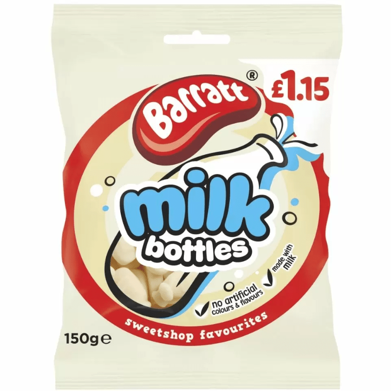 Barratt Milk Bottles (150g) – SoSweet