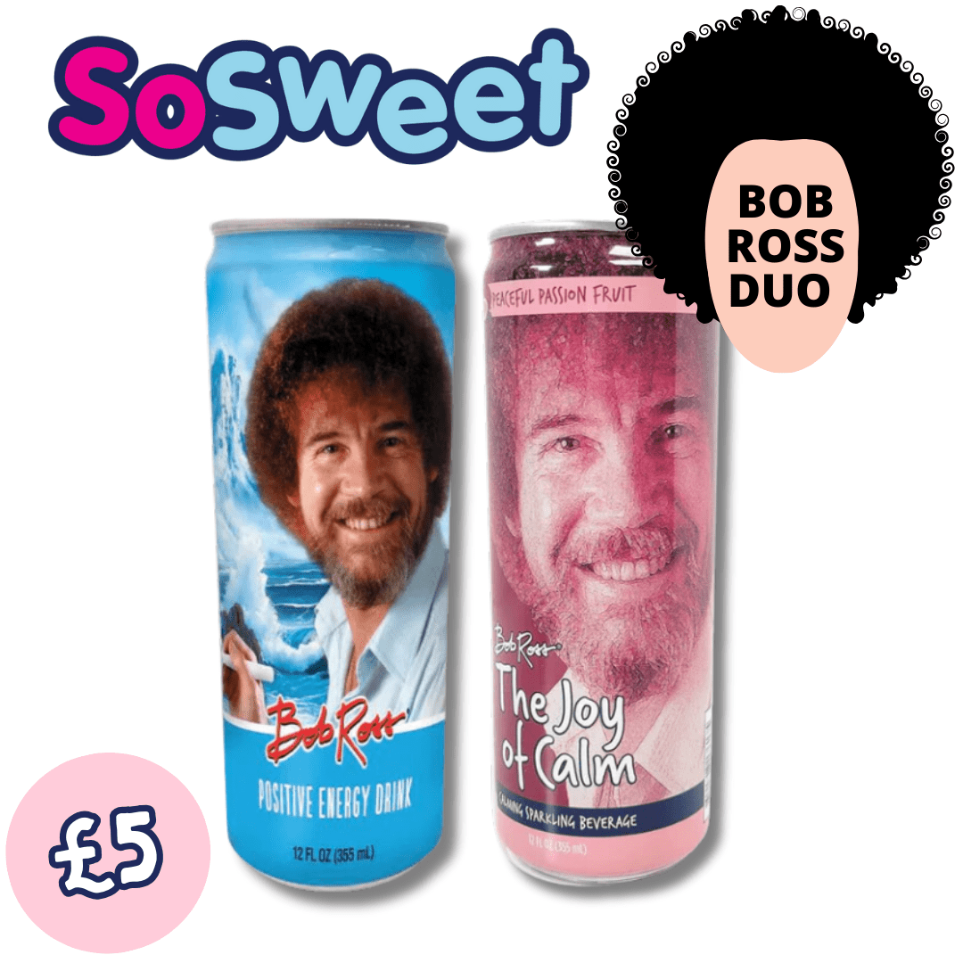 Bob Ross Energy and Calm Drink Duo - Capture the Spirit of Creativity ...