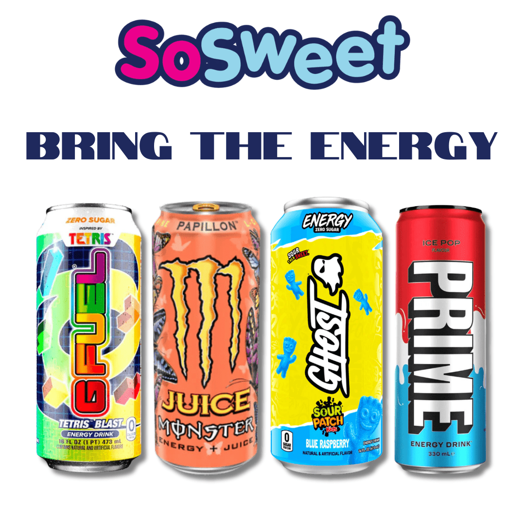 Energize Your Day with Our Premium Energy Drink Selection – SoSweet