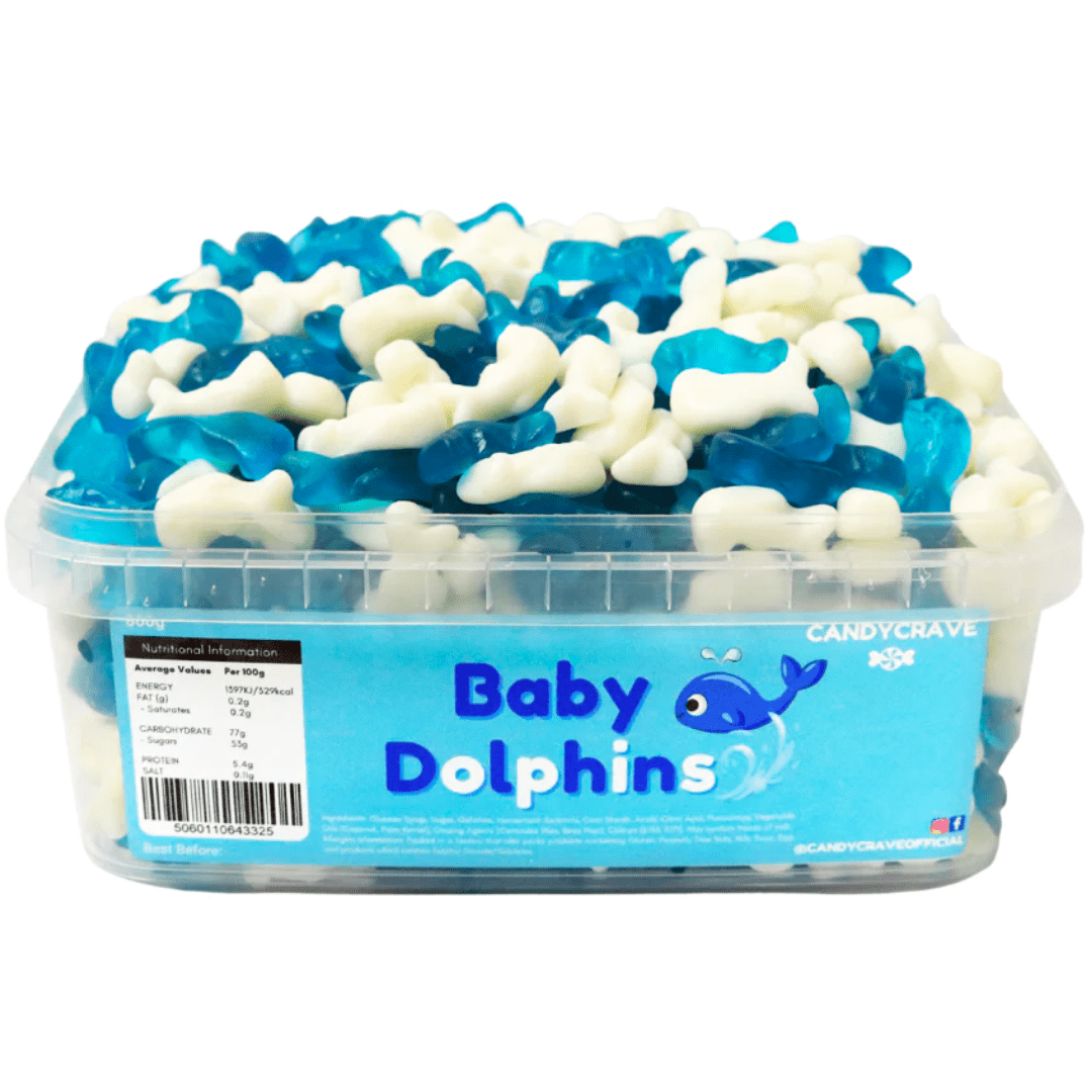 Candycrave Baby Dolphins Tub 600g – SoSweet