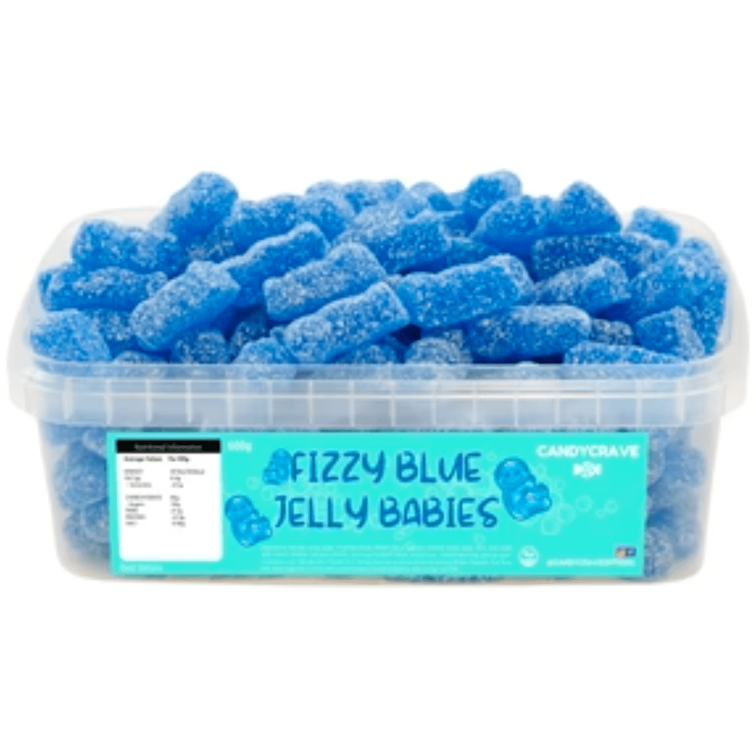 Candycrave Fizzy Blue Babies Tub 600g – SoSweet