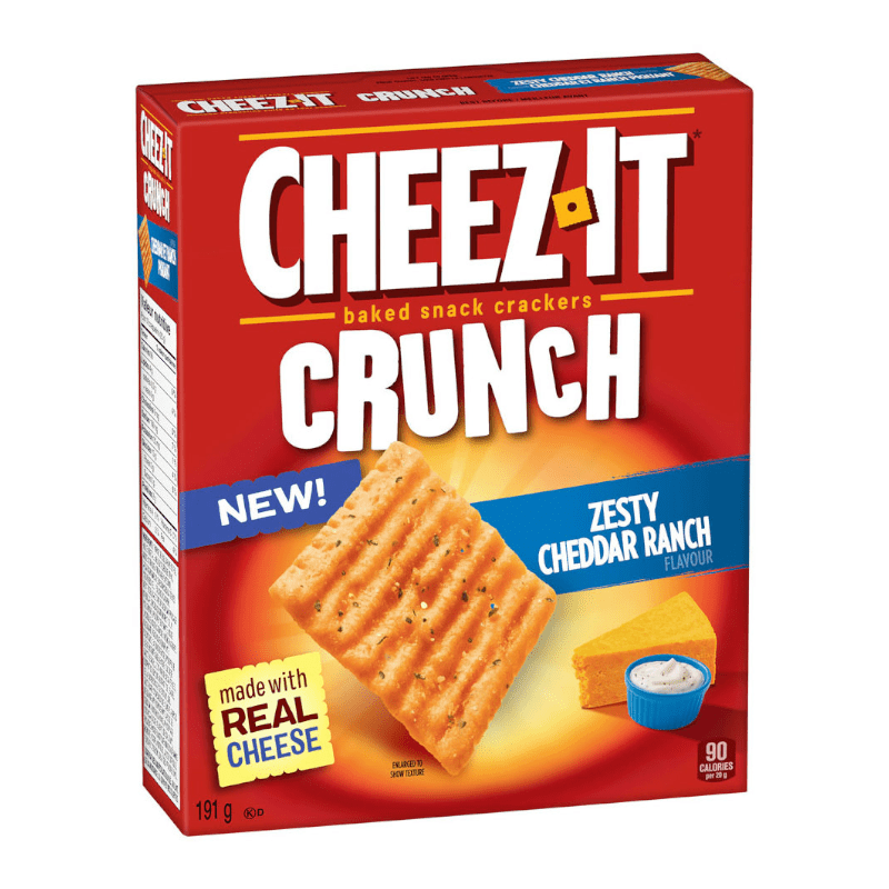 Cheez-It Crunch Cheddar Ranch Box 191g USA – SoSweet