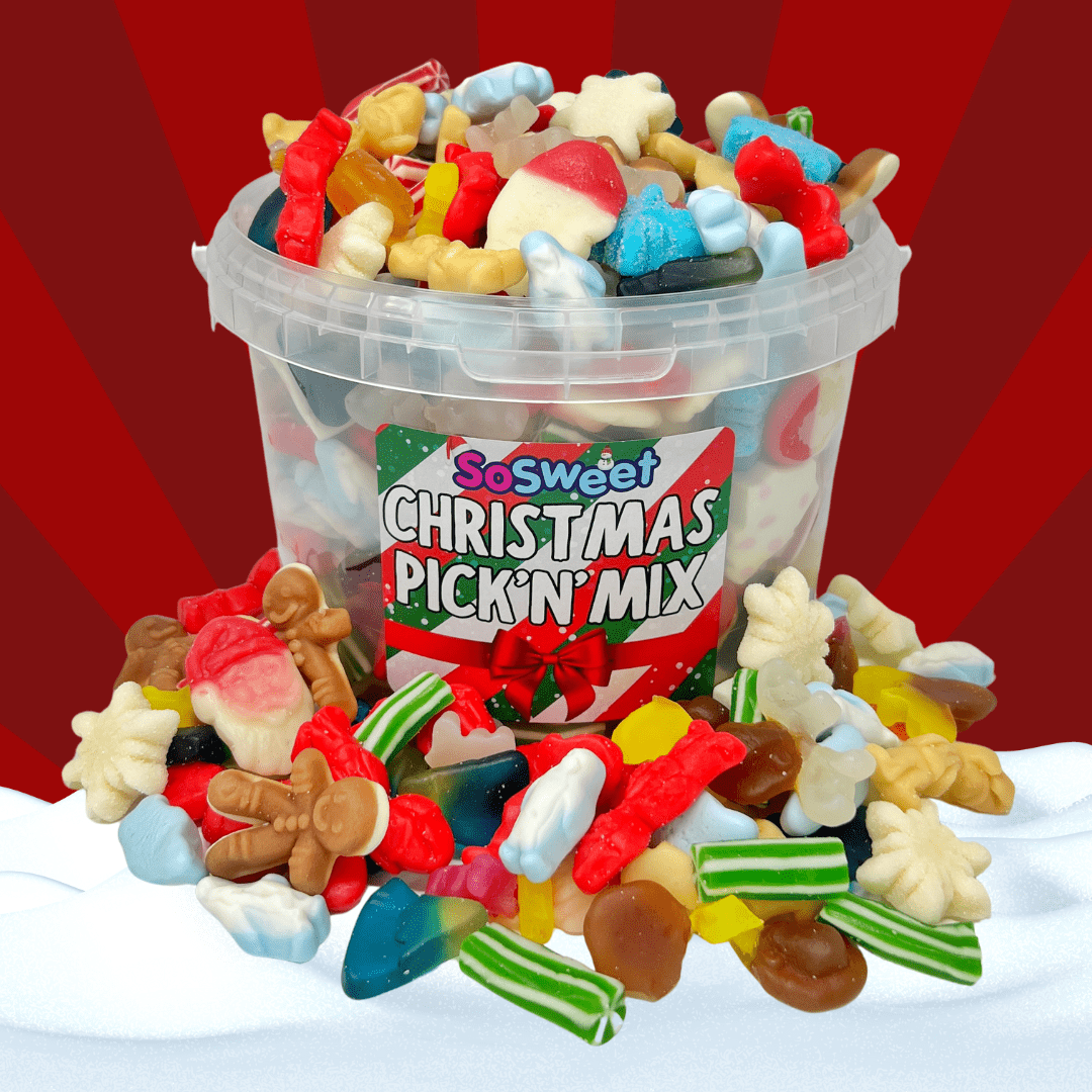 Christmas Pick'n'Mix Sweets Bucket (2kg) – SoSweet