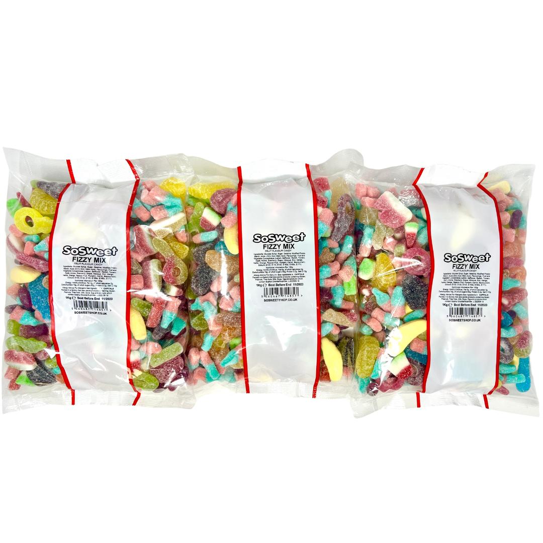 Delicious Fizzy Sweets 3kg Pack - Perfect for Satisfying Your Sweet ...