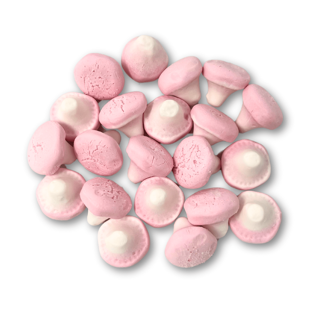 Freeze Dried Foam Mushrooms 50g - Retro Sweet Revolution – SoSweet