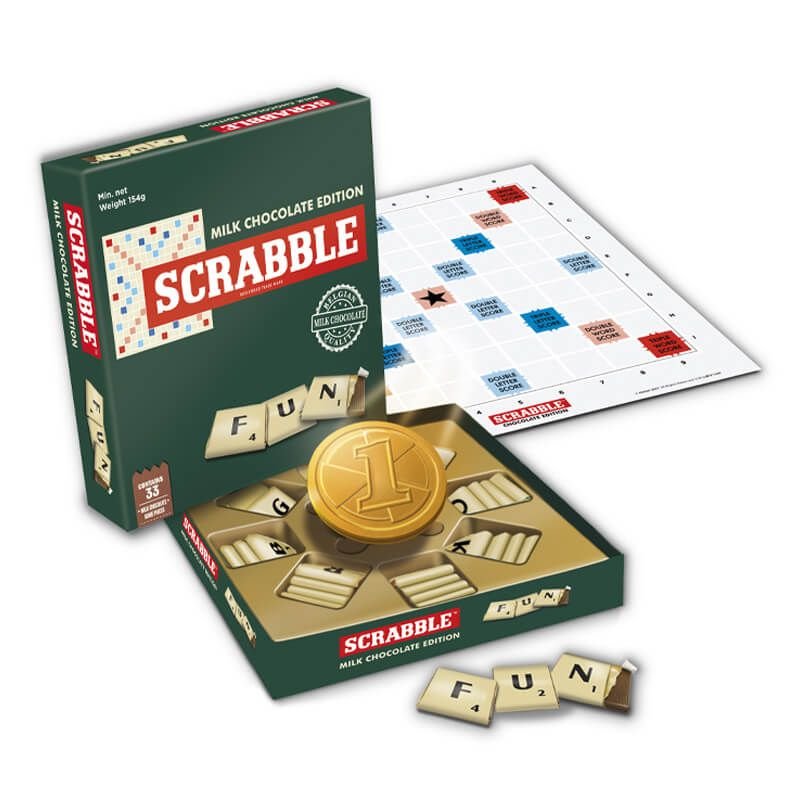 Hasbo Games Scrabble with Chocolate Pieces 154g – SoSweet