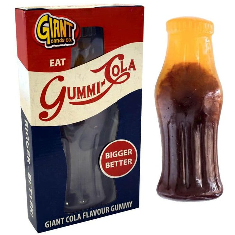 Giant Candy Co Giant Gummy Cola Bottle 800g – SoSweet