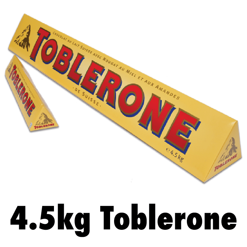Giant Toblerone 4.5 kg | Giant Toblerone Chocolate Bar – SoSweet