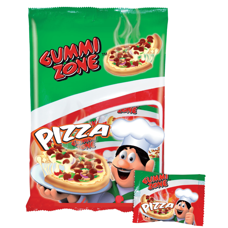 Gummi Zone Pizza Peg Bag 88g – SoSweet