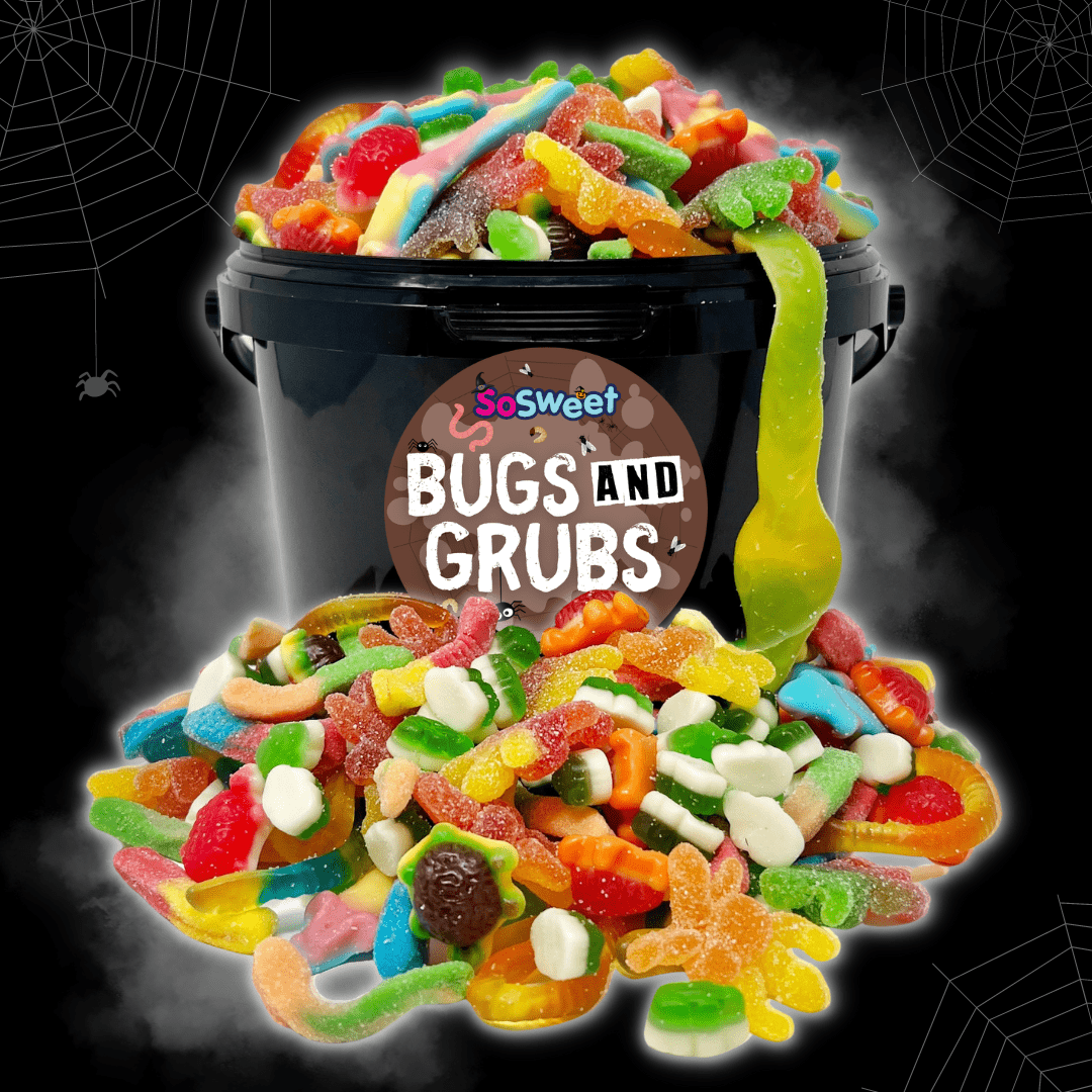 Halloween Bugs & Grubs Pick'n'Mix Sweets Bucket (2kg) – SoSweet