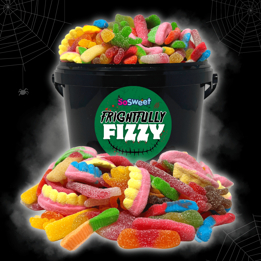 Halloween Frightfully Fizzy Trick'n'Mix Sweets Bucket (2kg) – SoSweet