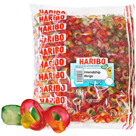 Haribo Friendship Rings (3kg) – SoSweet