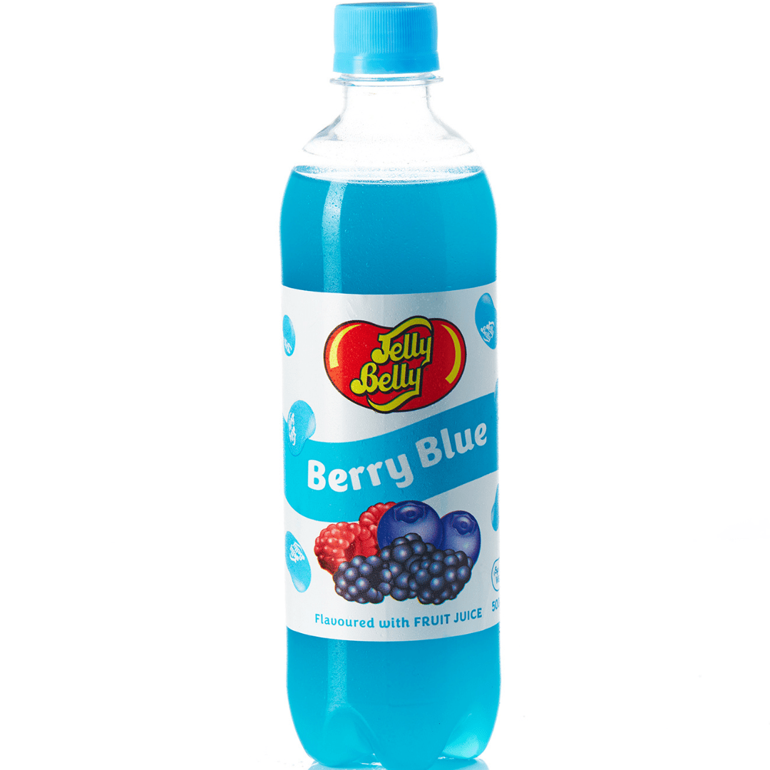 Jelly Belly Berry Blue Fruit Drink Bottle 500ml – SoSweet