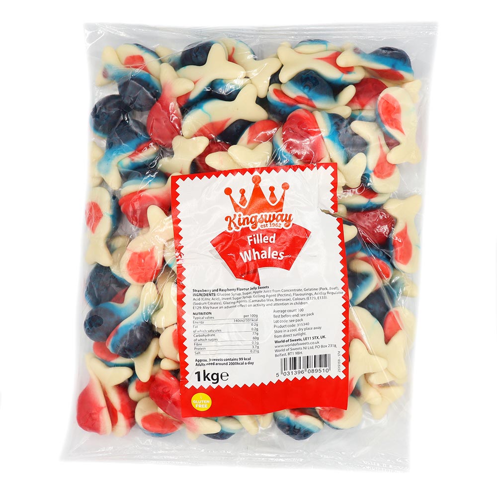 Kingsway Filled Whales Bag 1kg – SoSweet