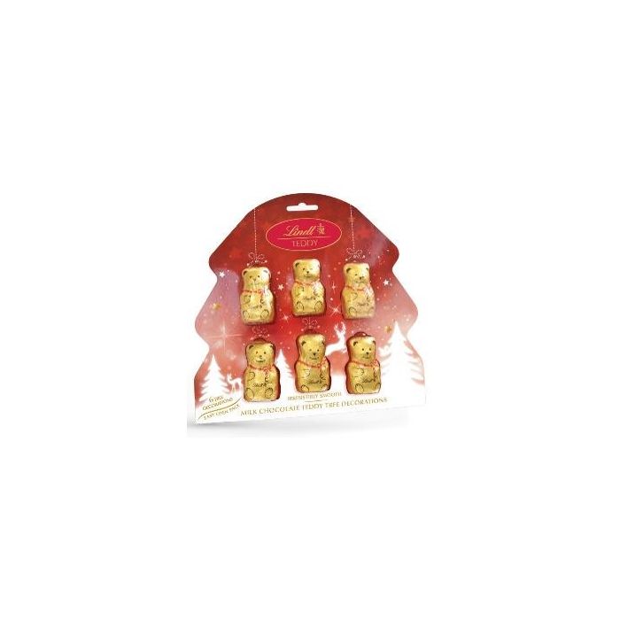 Lindt Gold Teddy Bear Tree Decorations (60g) – SoSweet