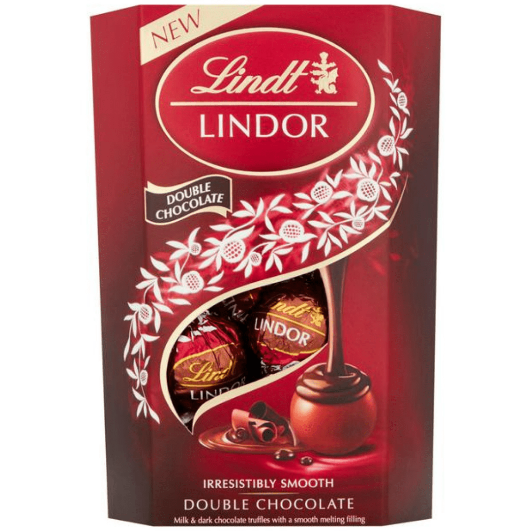 Lindt Lindor Gift Box Double Chocolate (200g) – SoSweet