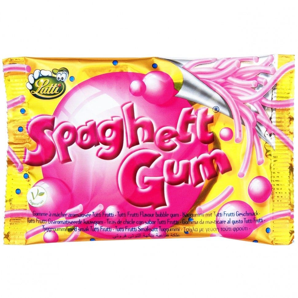 Lutti Spaghetti Gum Tutti Frutti (35g) – SoSweet