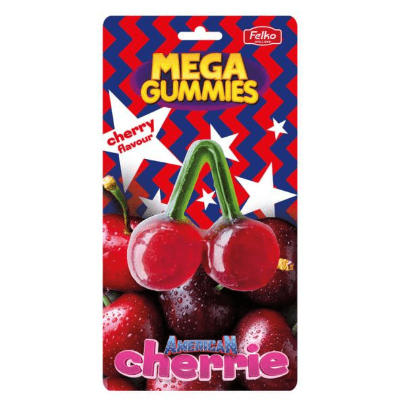 Felko Mega Gummies American Cherry 120g – SoSweet
