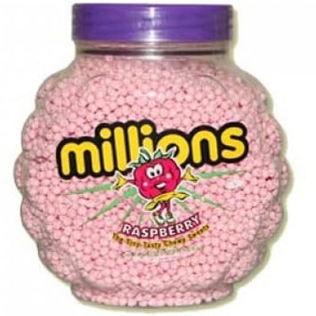 Millions Raspberry Jar 2.27kg – SoSweet