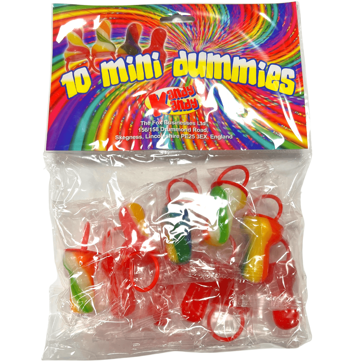 Kandy Kandy Mixed Fruit Dummies Peg Bag (10 Pack) – SoSweet