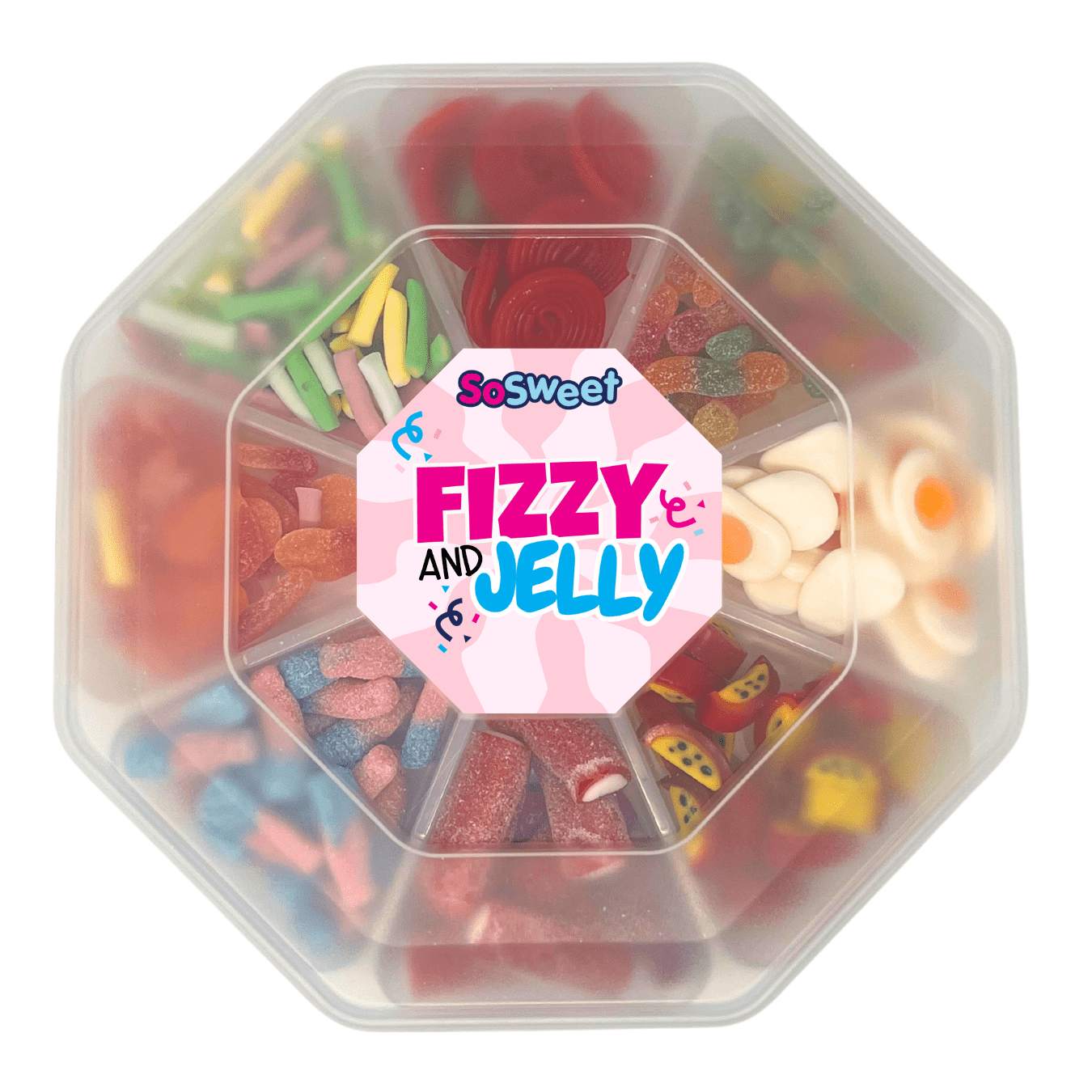 Pick & Mix Sharing Platter Fizzy and Jelly Mix – SoSweet