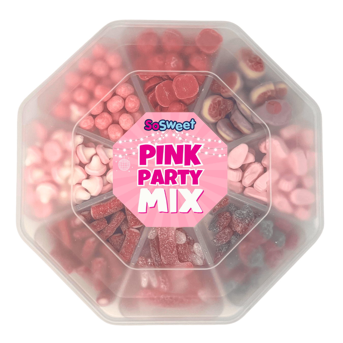 Pick'n'Mix Sharing Platter Pink Party Mix – SoSweet