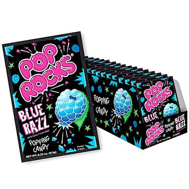 Pop Rocks Blue Razz 9g (Case of 24) – SoSweet