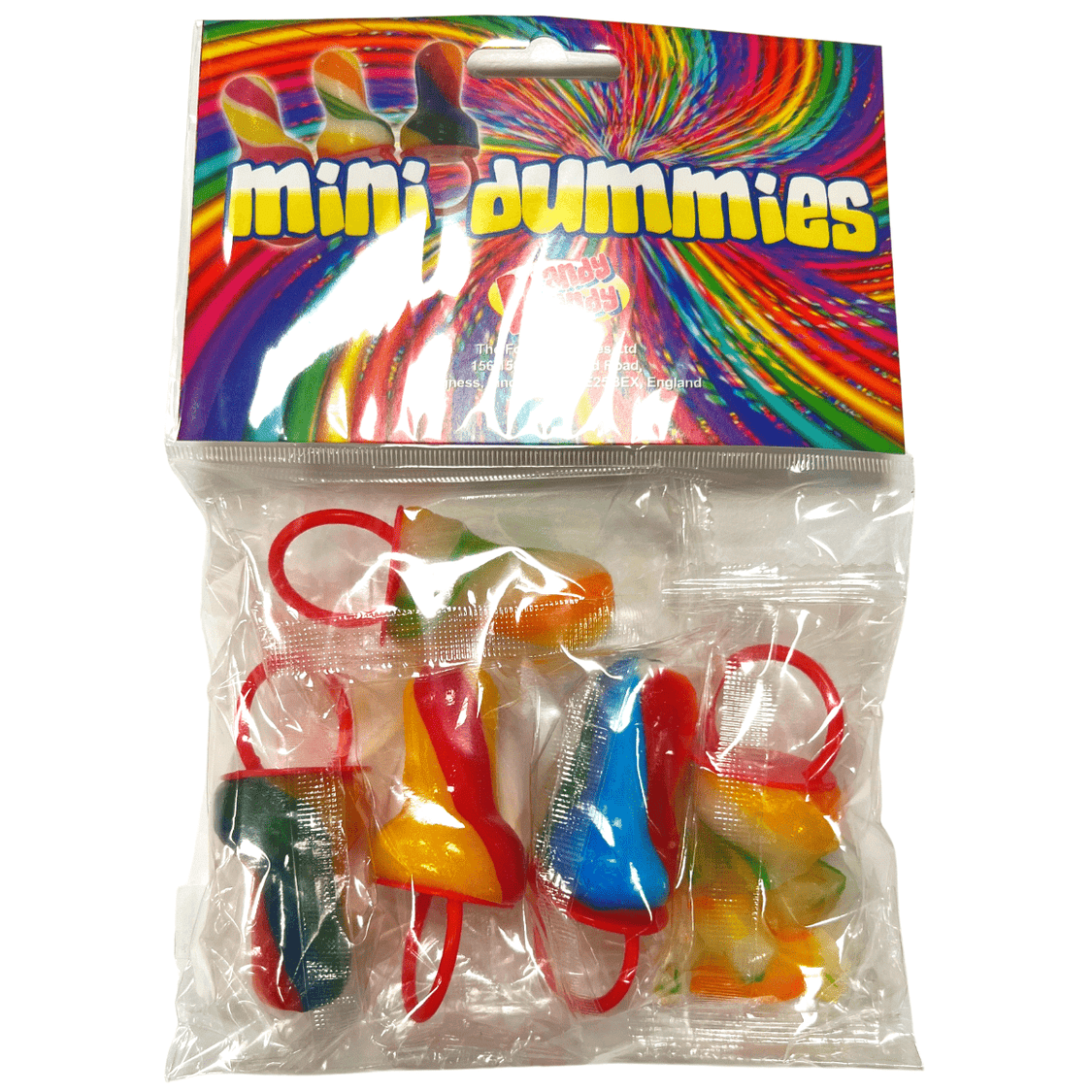Kandy Kandy Rainbow Dummies Peg Bag (5 Pack) BBE 24/02/25 – SoSweet