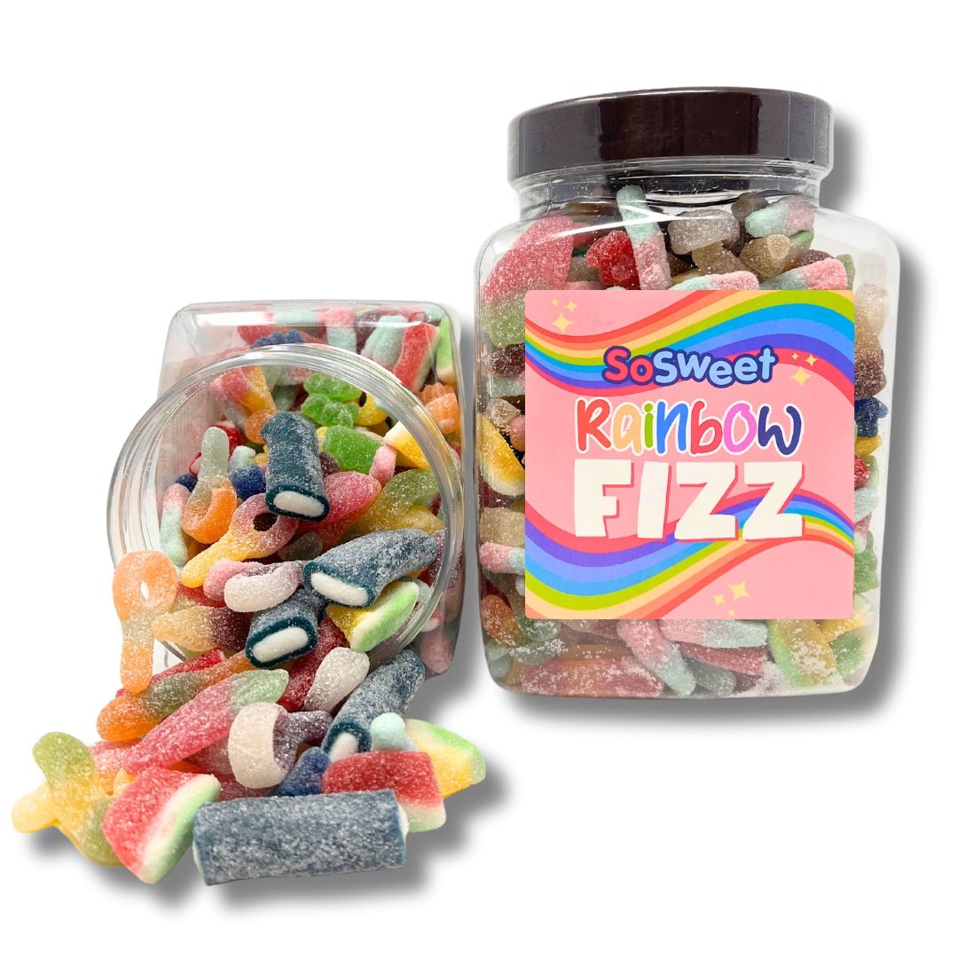 Rainbow Fizz Sweet Mix Gift Jar (1.5kg) – SoSweet
