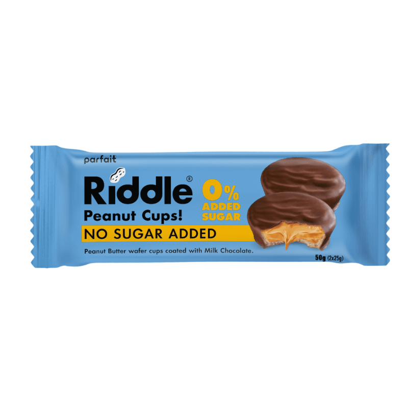 Riddle Peanut Butter Wafer Cups No added Sugar 50g – SoSweet