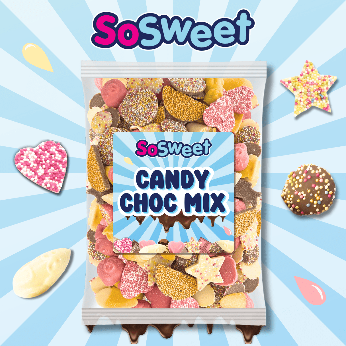 SoSweet Candy Choc Mix 1kg