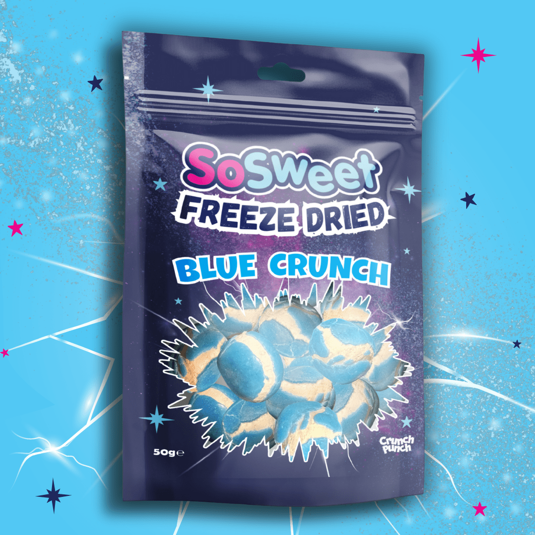 SoSweet Freeze Dried Sweets Blue Crunch Pouch 50g