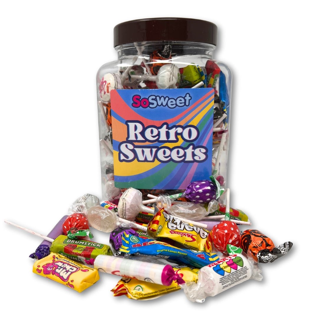 SoSweet Retro Mix Jar (1.25kg) - Classic Retro Sweets