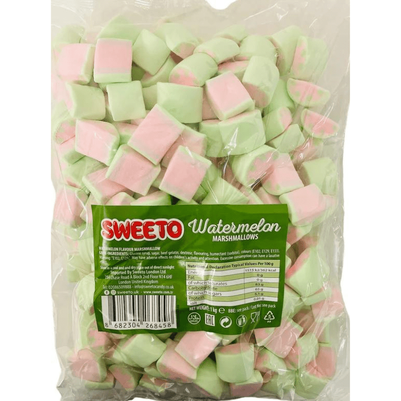 Sweeto Marshmallows Bulk Watermelon (1kg) – SoSweet