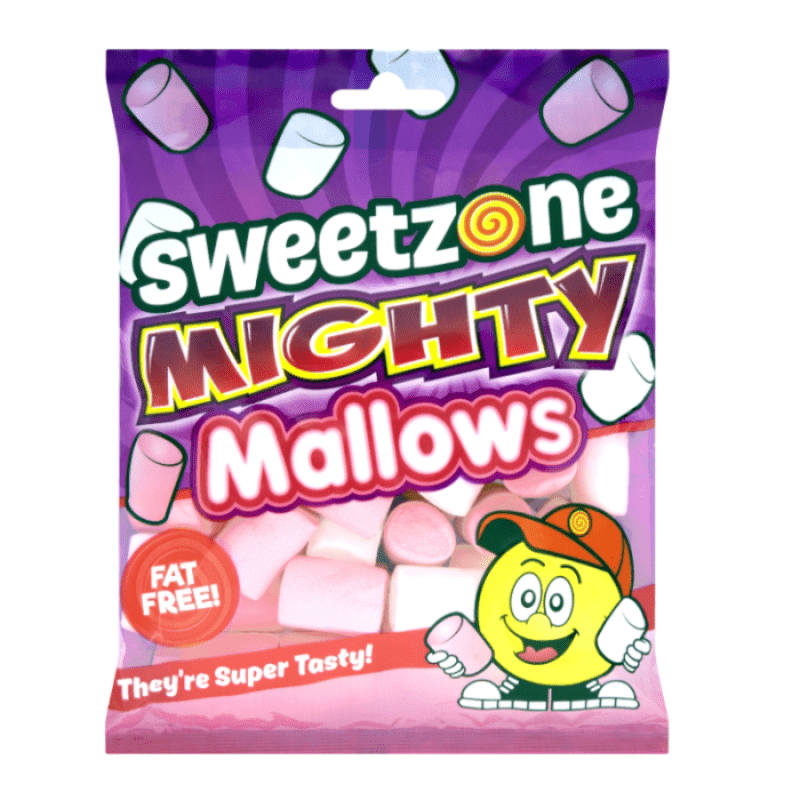 Sweetzone Mighty Mallows Peg Bag 140g – SoSweet