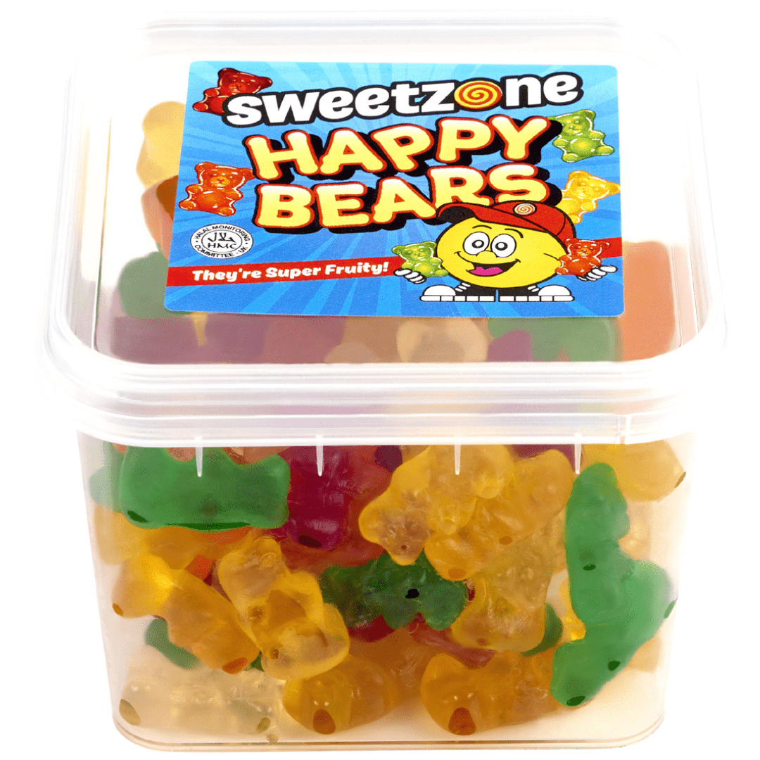 Sweetzone Happy Bears Mini Tub 170g – SoSweet
