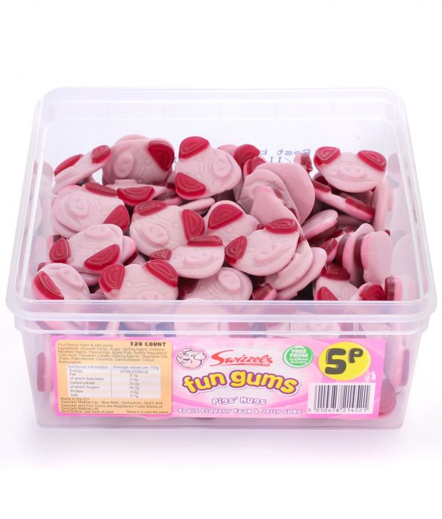 Swizzels Fun Gums Tub Pigs Mugs (120pcs) – SoSweet