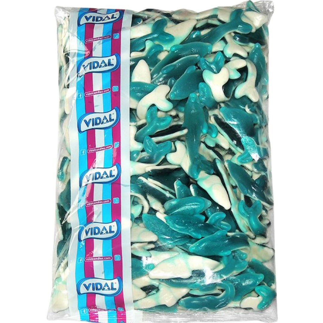 Vidal Blue Raspberry Dolphins Bag 3kg – SoSweet